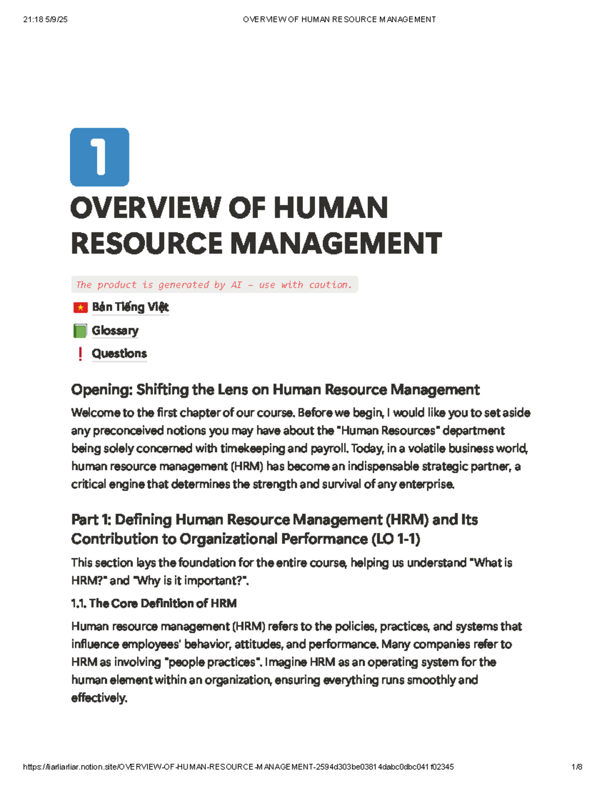 21:18 Human Resource Management: Key Concepts and Responsibilities ...