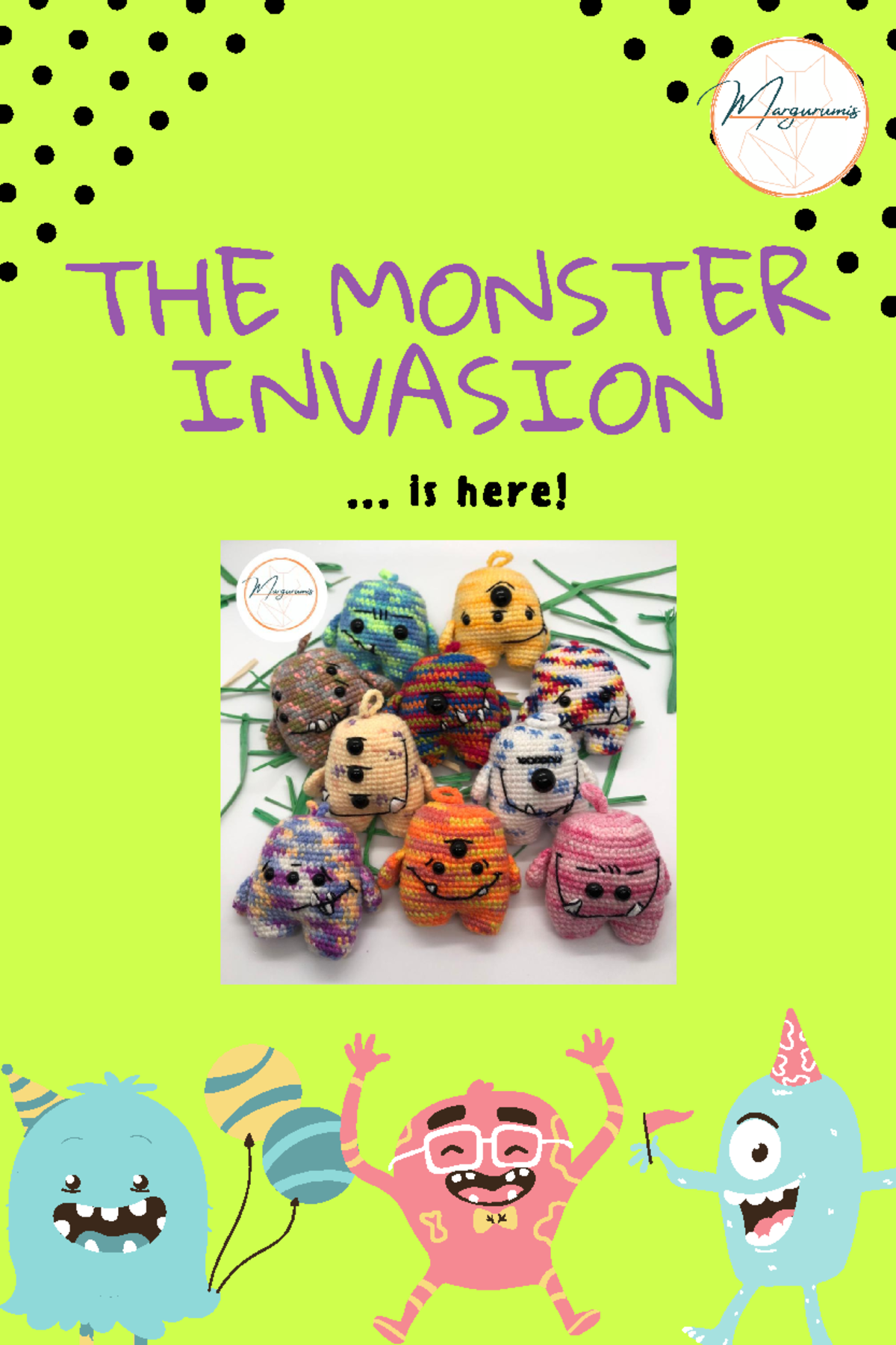 Monster Invasion- eng - Crochet pattern - THE MONSTER INVASION ... is ...