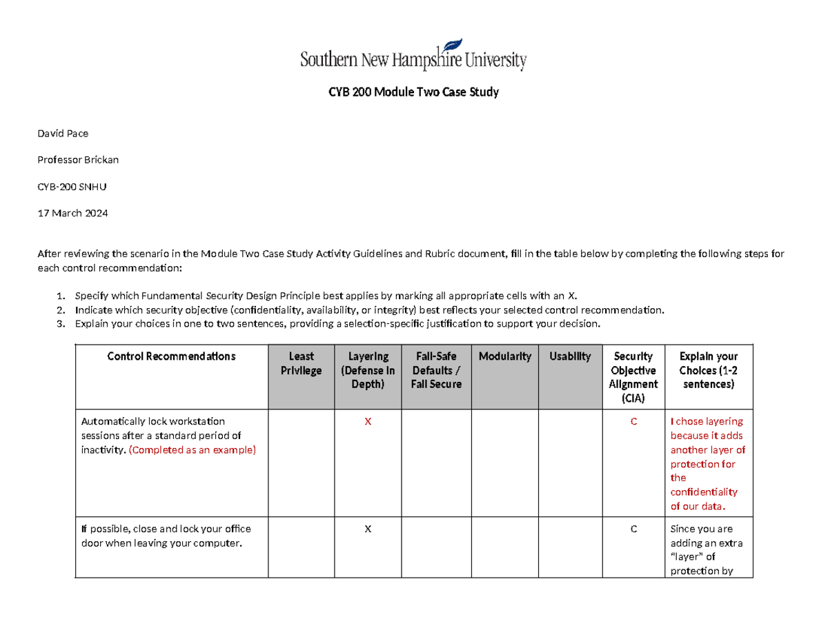 CYB-200 Final Exam: Data Protection Case Study Analysis and ...