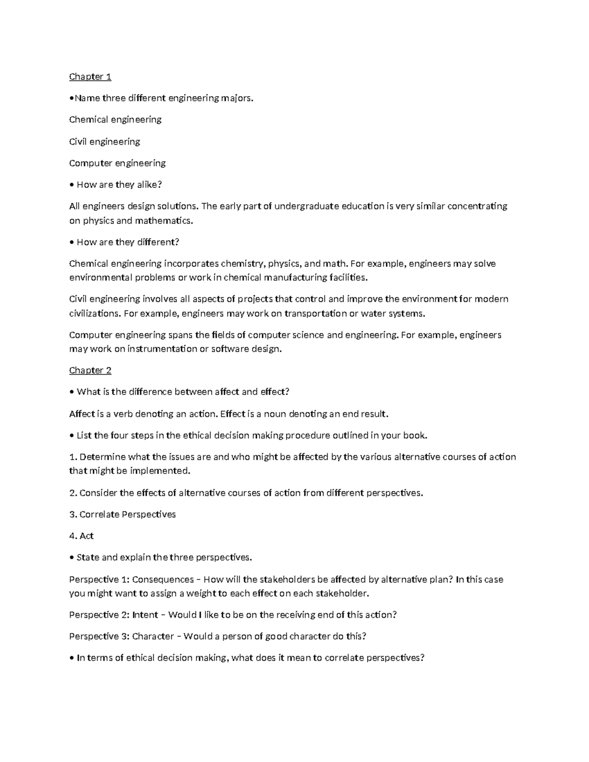 Engineering Design Processes & Ethical Decision Making Overview - Studocu