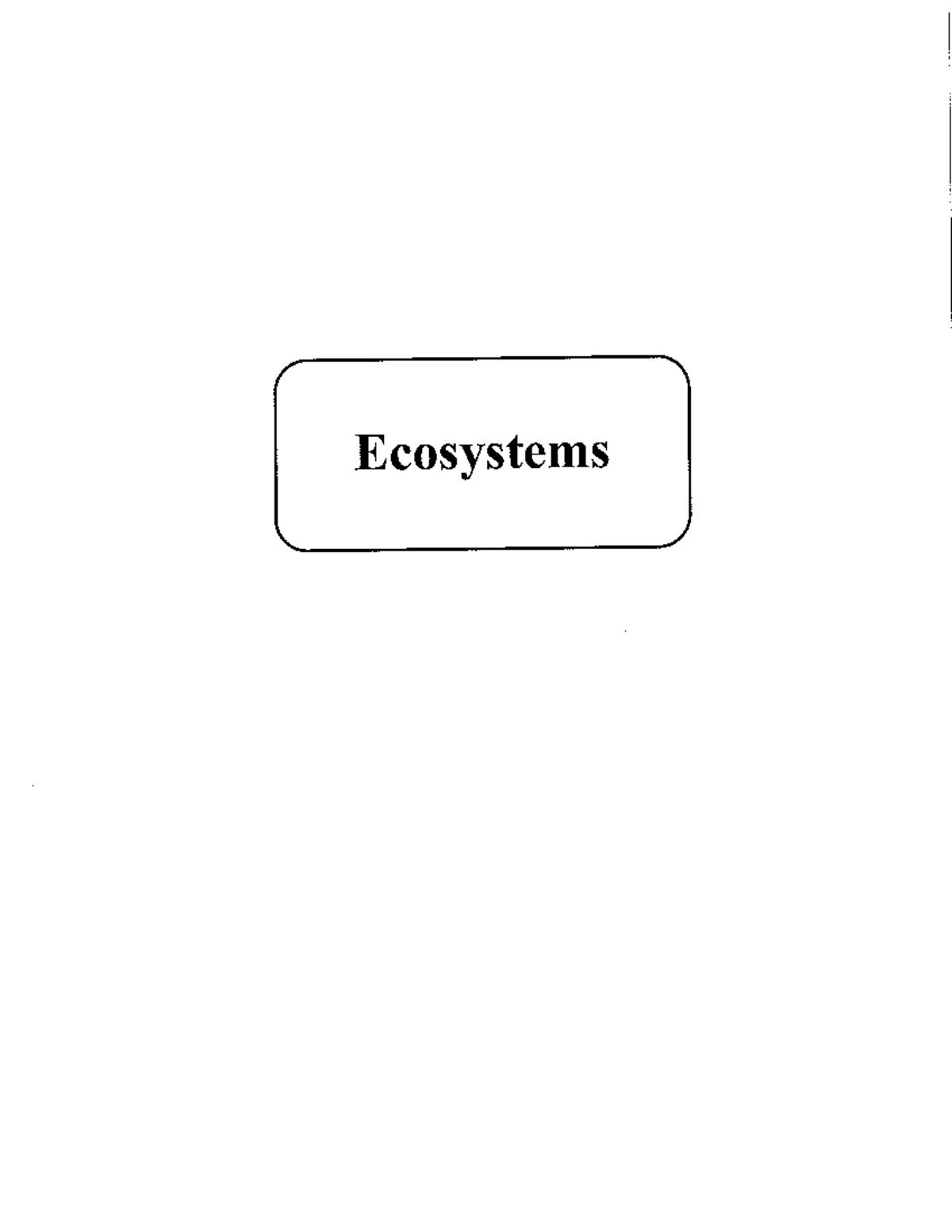 Ecology Biomes Orange Book Answer Keys - Ecosystems D. The nitrogen ...