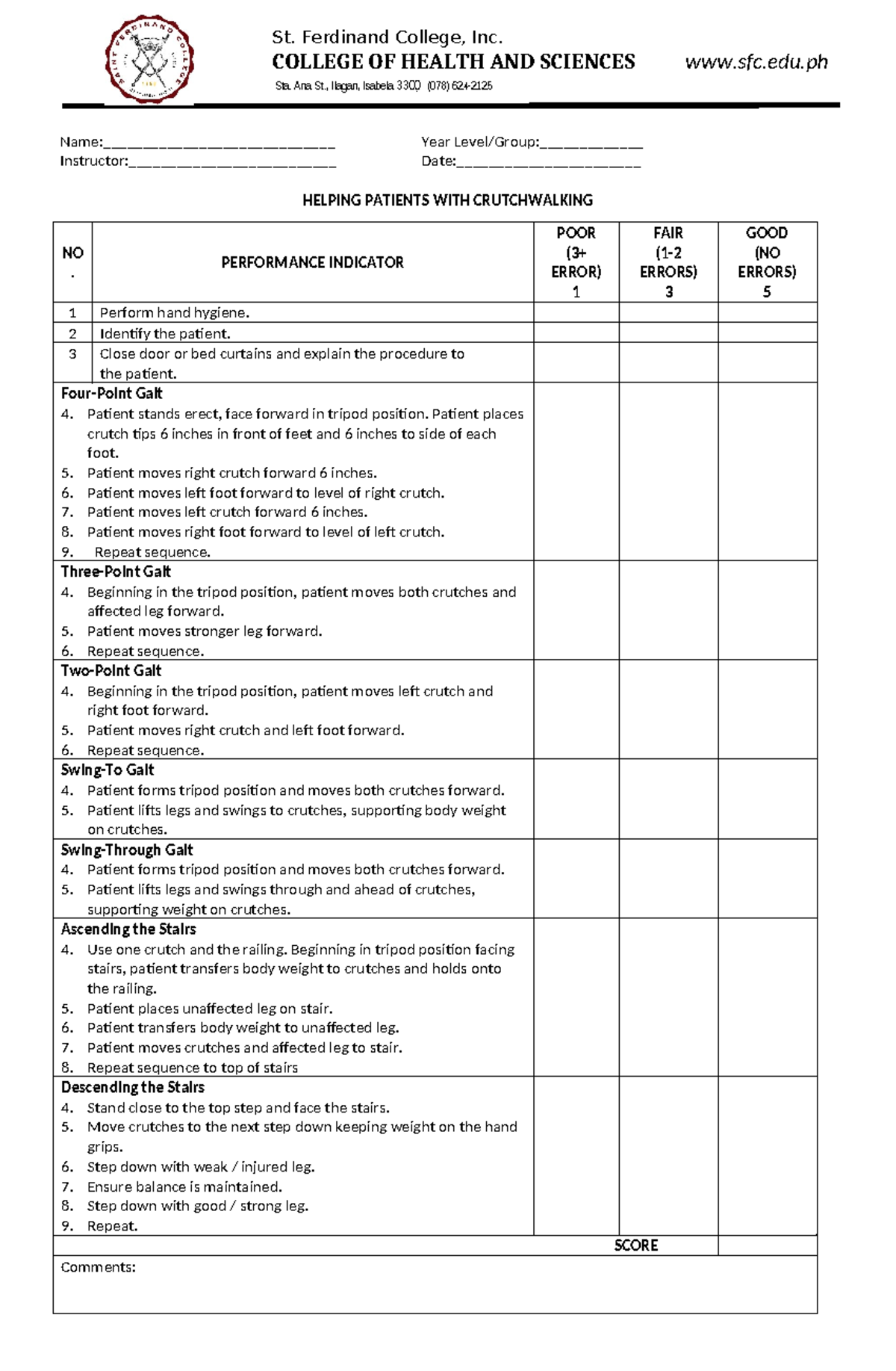 Ambulation-using-assistive-devices cane crutches walker - COLLEGE OF ...