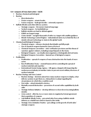 Chapter 5 Lecture - Chapter 5 Lecture Hegemonic war – war for control ...