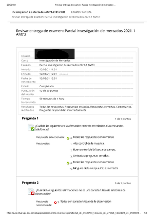 Control de Marketing: Preguntas de Opción Múltiple y Respuestas - Studocu