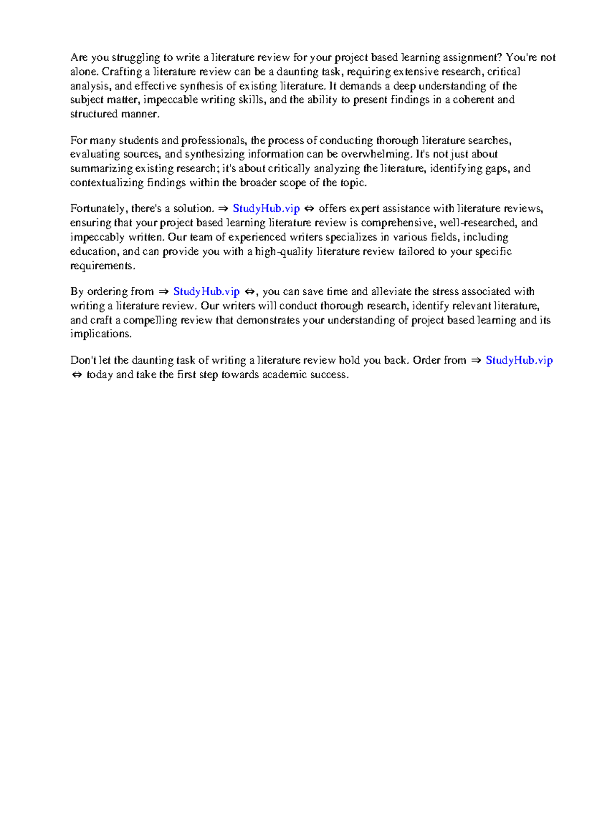 Comprehensive Literature Review on Project Based Learning Strategies ...