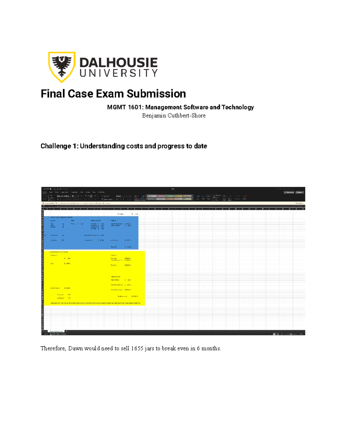 Final Case Exam Submission MGMT 1601: Soft Tech Analysis - Studocu