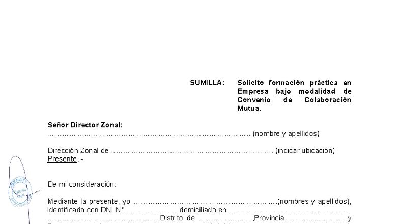Convenio de Colaboración Mutua SENATI - Formación Práctica - Studocu