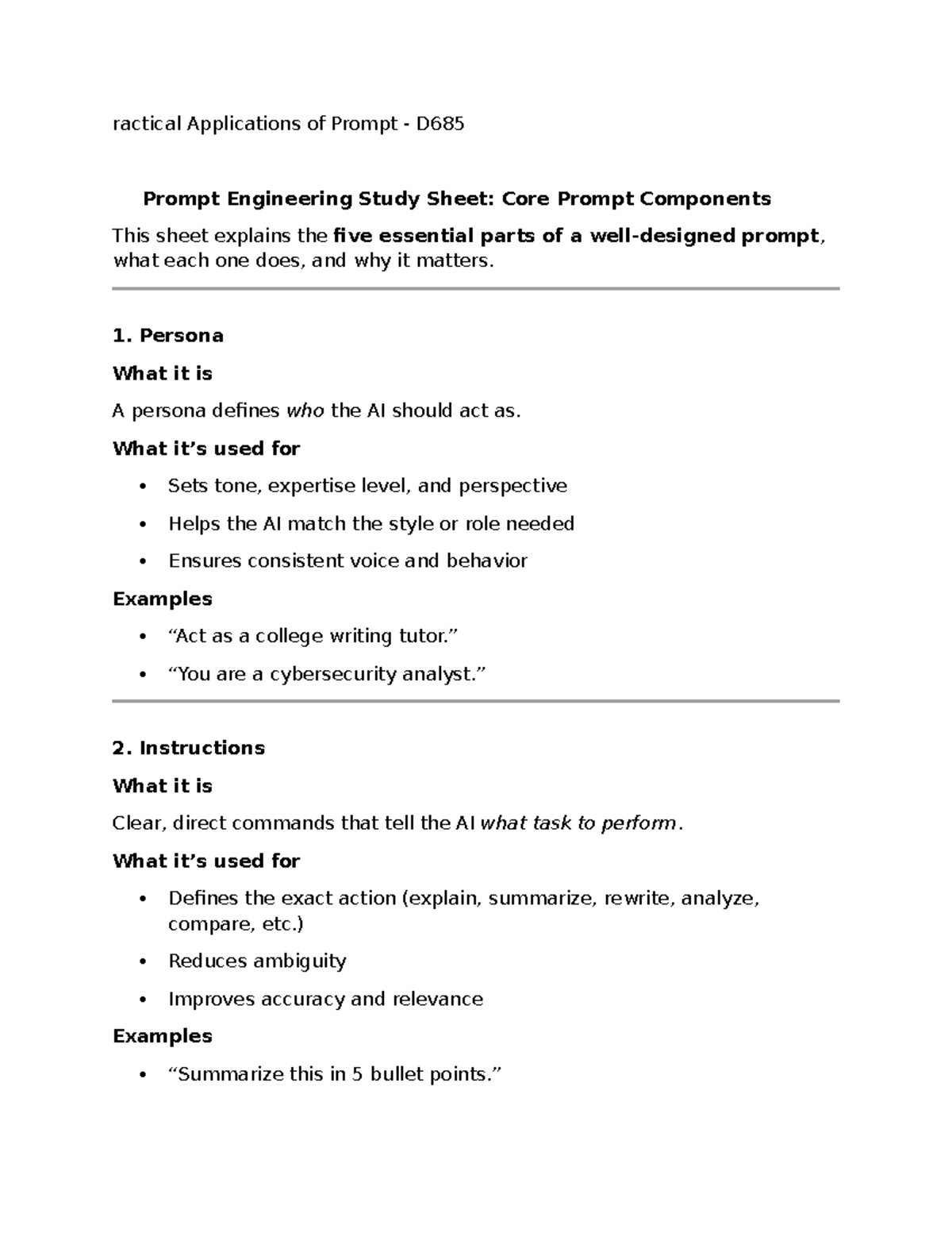 Practical Applications of Prompt D685: 5 Essential Steps in Prompt ...