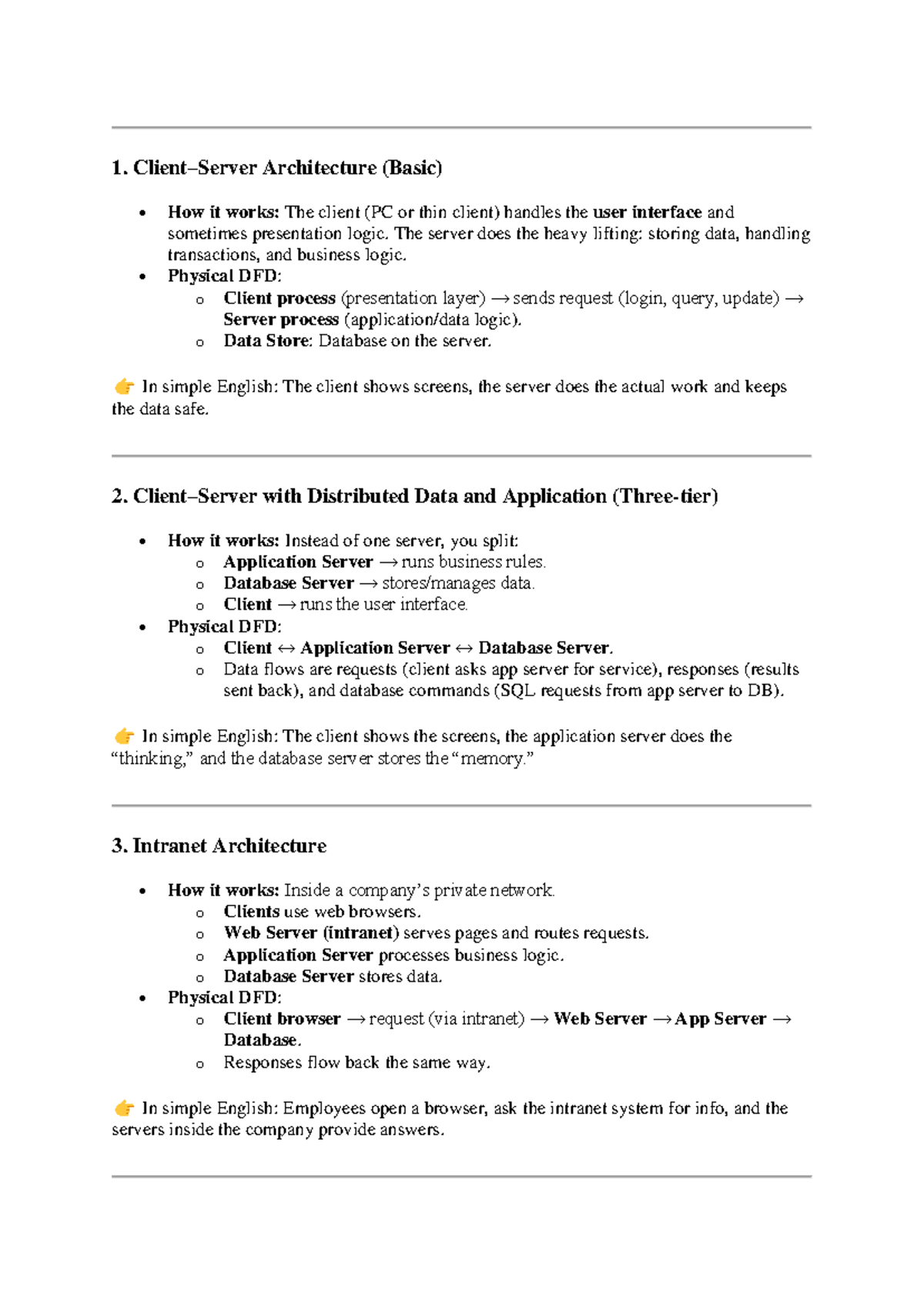 Ch13 - Understanding Basic Architecture and Intranet Systems - Studocu