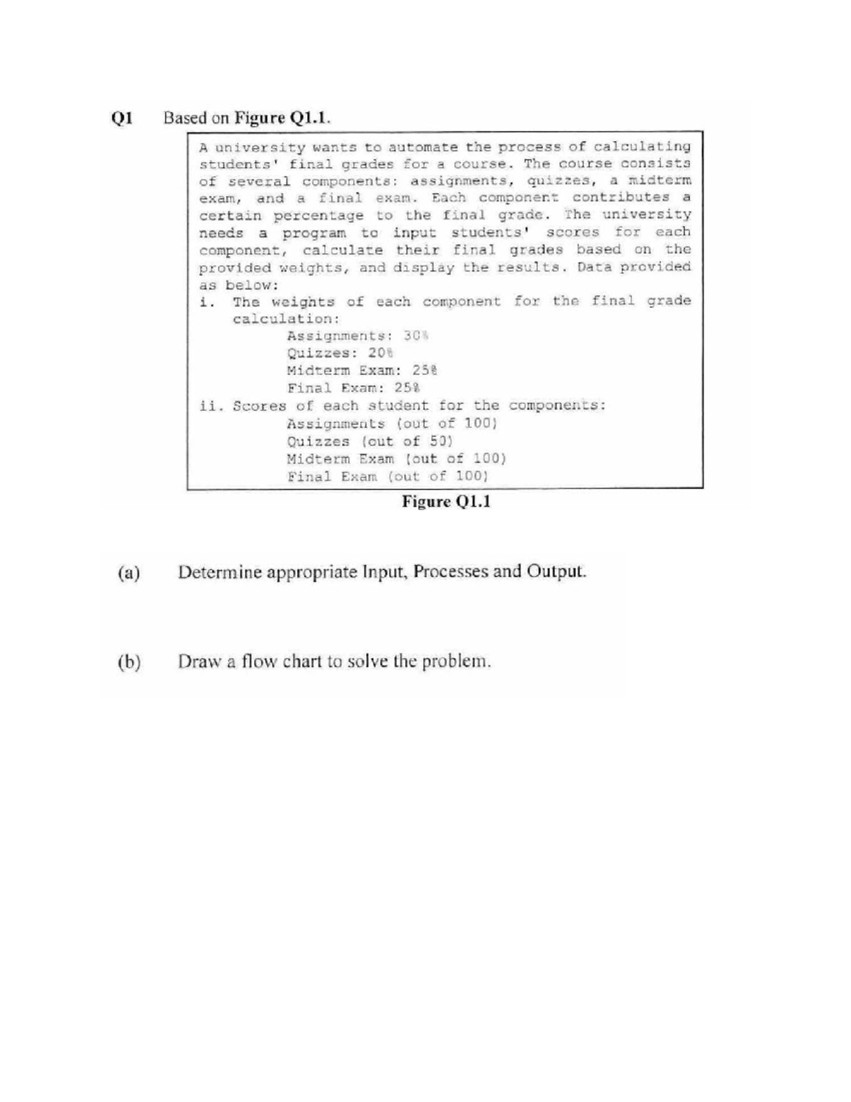 Tutorial Lab - Yes - Q1 Based on Figure Q1. A university wants to ...