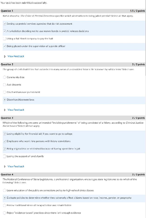 Quiz 6-3 CJ 210 - quiz - Quiz 6-3 CJ 210 Question 1 2 / 2 points ...