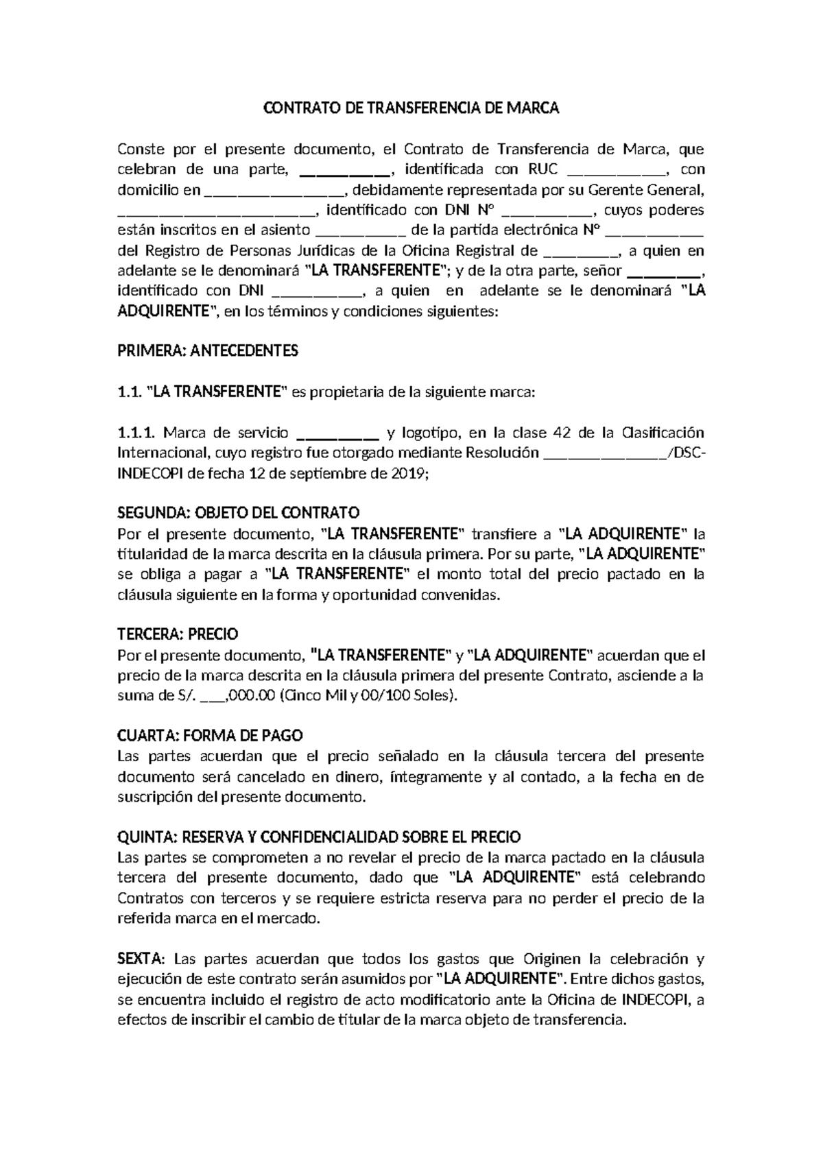 Contrato de Servicios para Elaboración de Planos y Trámites Técnicos ...