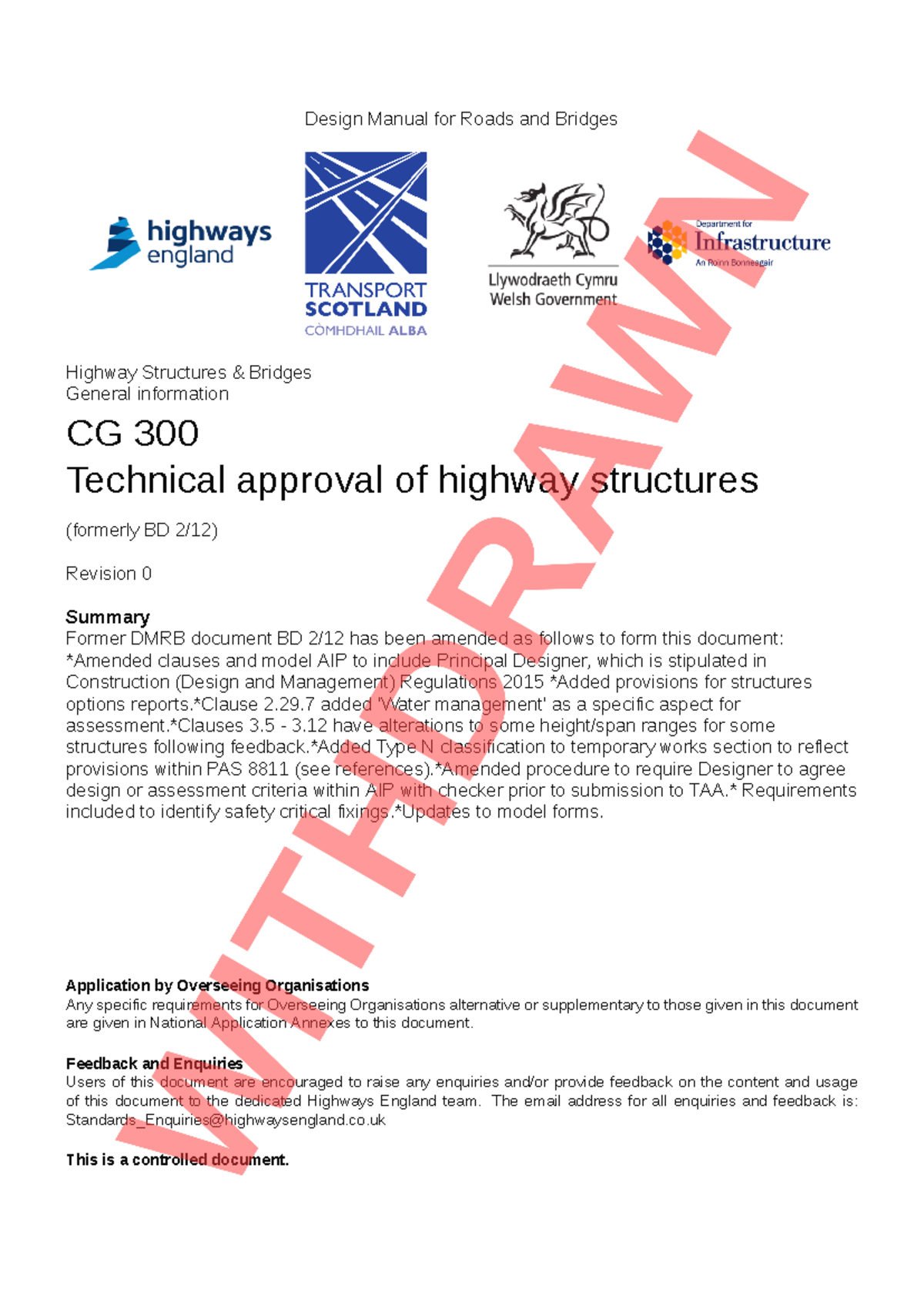 CG 300 Technical approval of highway structures-web - Design Manual for ...