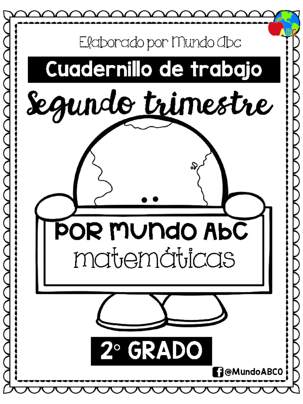 🤗2°ABC 2do Trimestre Matemáticas - Elaborado por Mundo Abc Cuadernillo ...