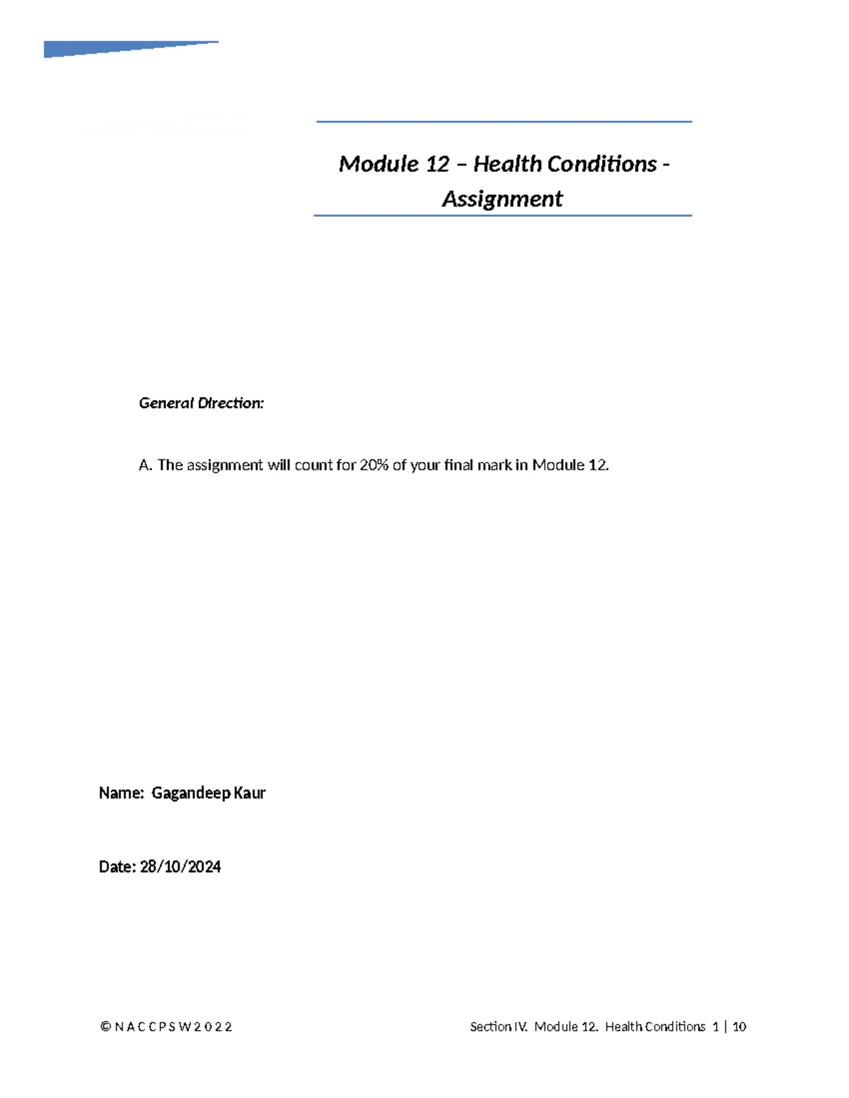 Module 12 Test Review - Practice Questions and Answers - Studocu