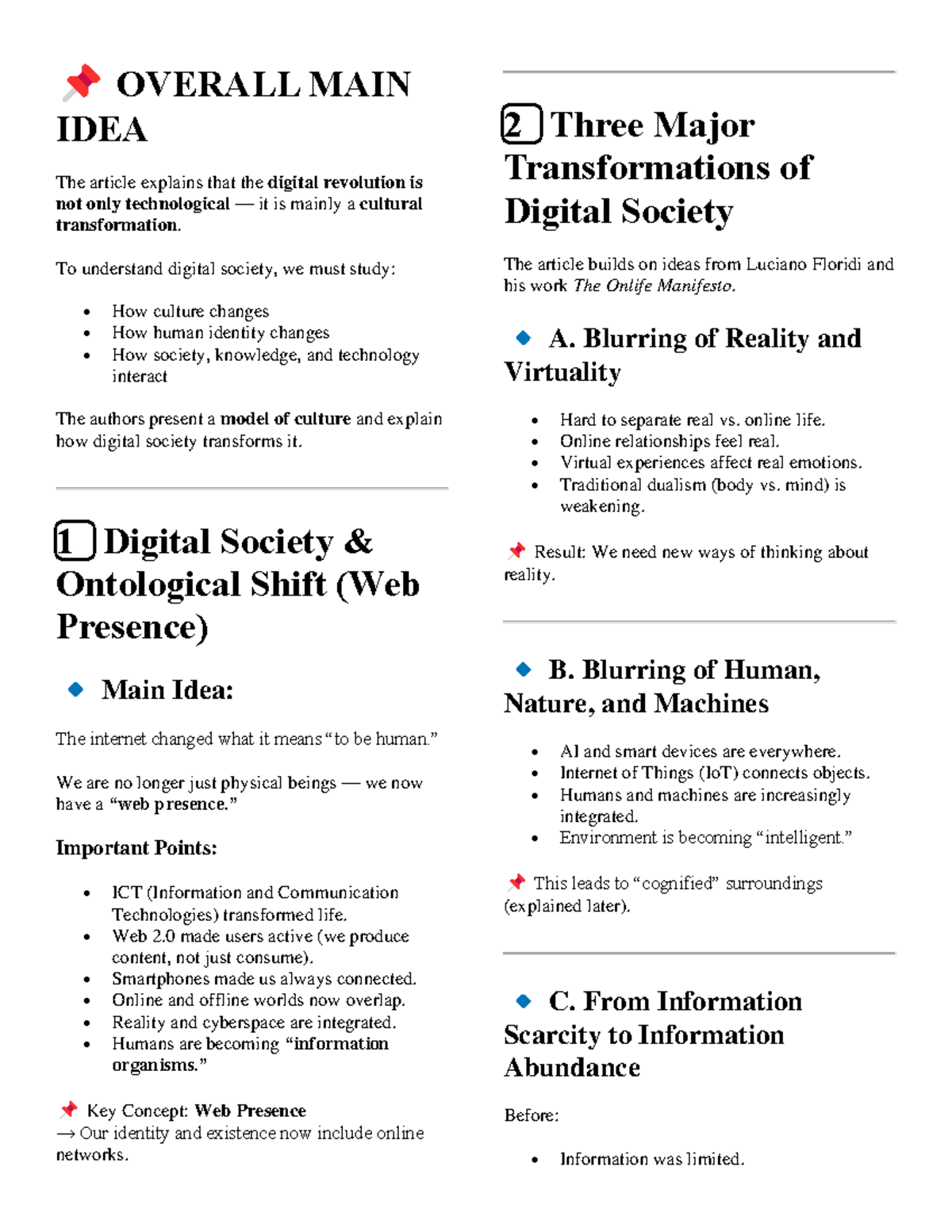 Digital Society Transformation: Cultural Shifts in TCWD - Studocu