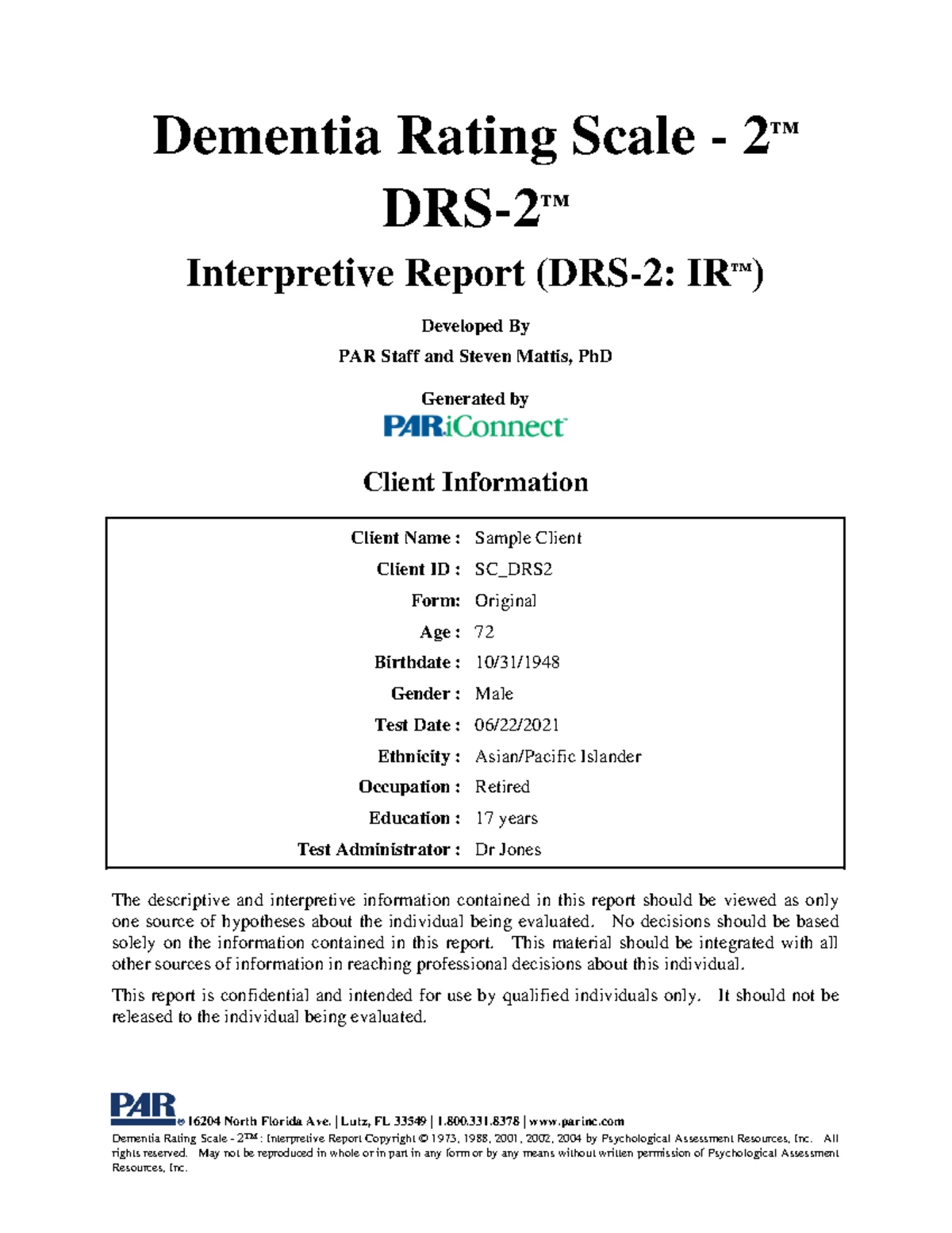 BGT II: Overview and Sample Report on Bender Gestalt Test - Studocu