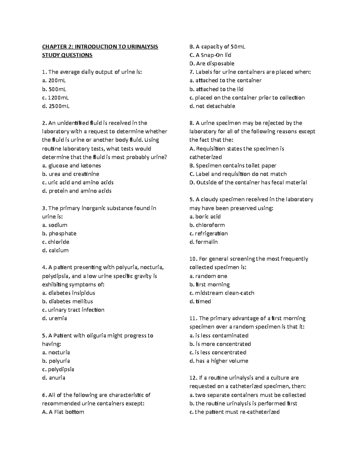 Battery Exam Review Checklist 2022 - BATTERY EXAM REVIEW CHECKLIST 2022 ...