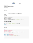 CS210 - SNHU - Programming Languages - Studocu
