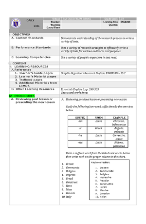 Q4 WS Science 7 Lesson 1 Week 1 - Learning Activity Sheet for Science 7 Quarter 4 Lesson 1 ...