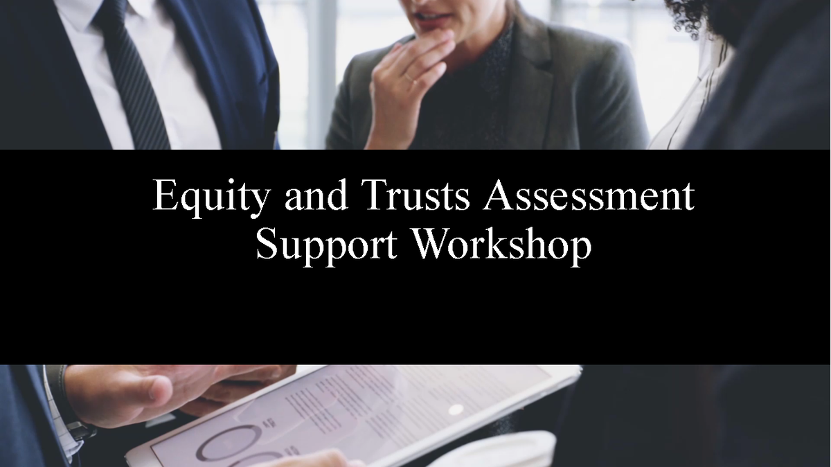 Week 6 workshop questions with answers for canvas - Equity and Trusts ...