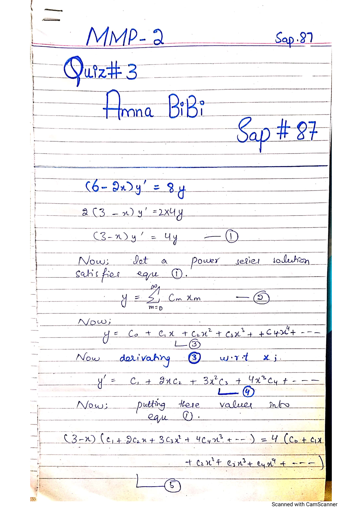 111 SAP 87 Practice Problem Solutions and Derivations - Studocu