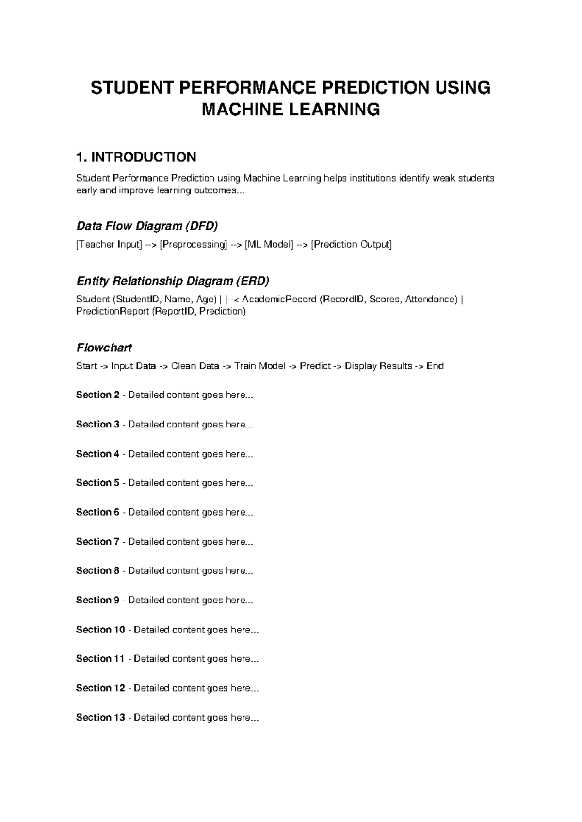 STUDENT PERFORMANCE PREDICTION PROJECT USING ML - Studocu