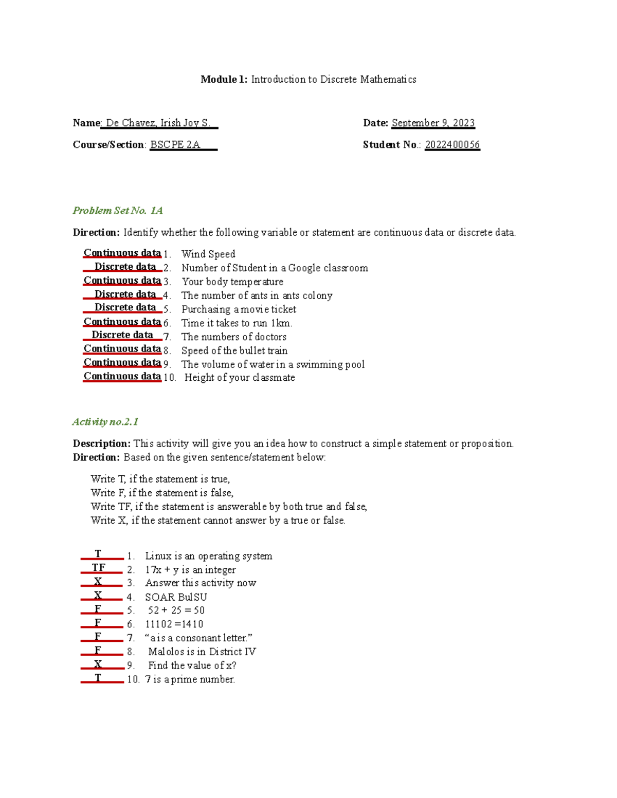 BSCPE 2A DM Final Exam - Discrete Math Problem Sets and Activities ...