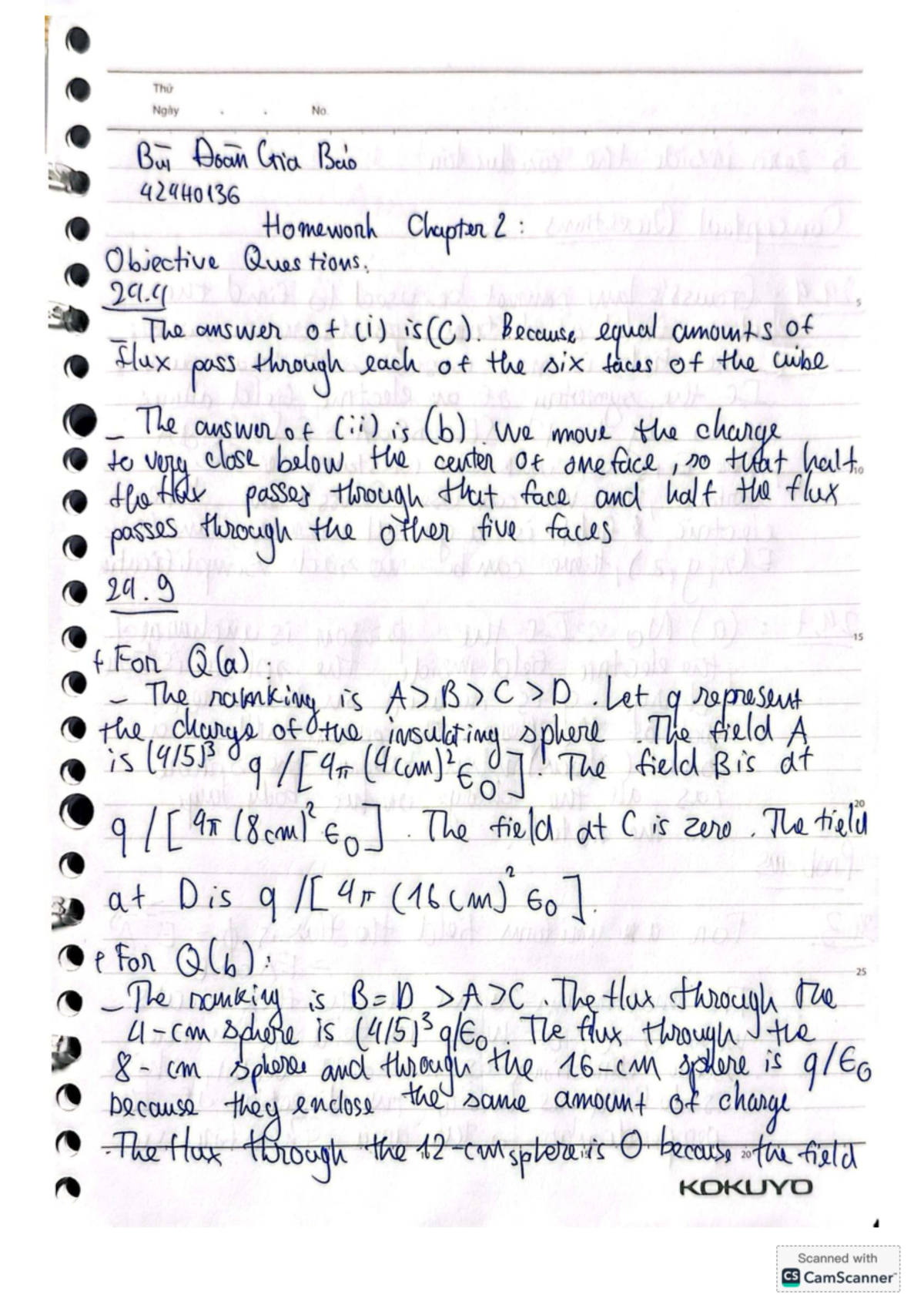 Chapter 2: Objective Questions for Homework 424H0136 - Studocu