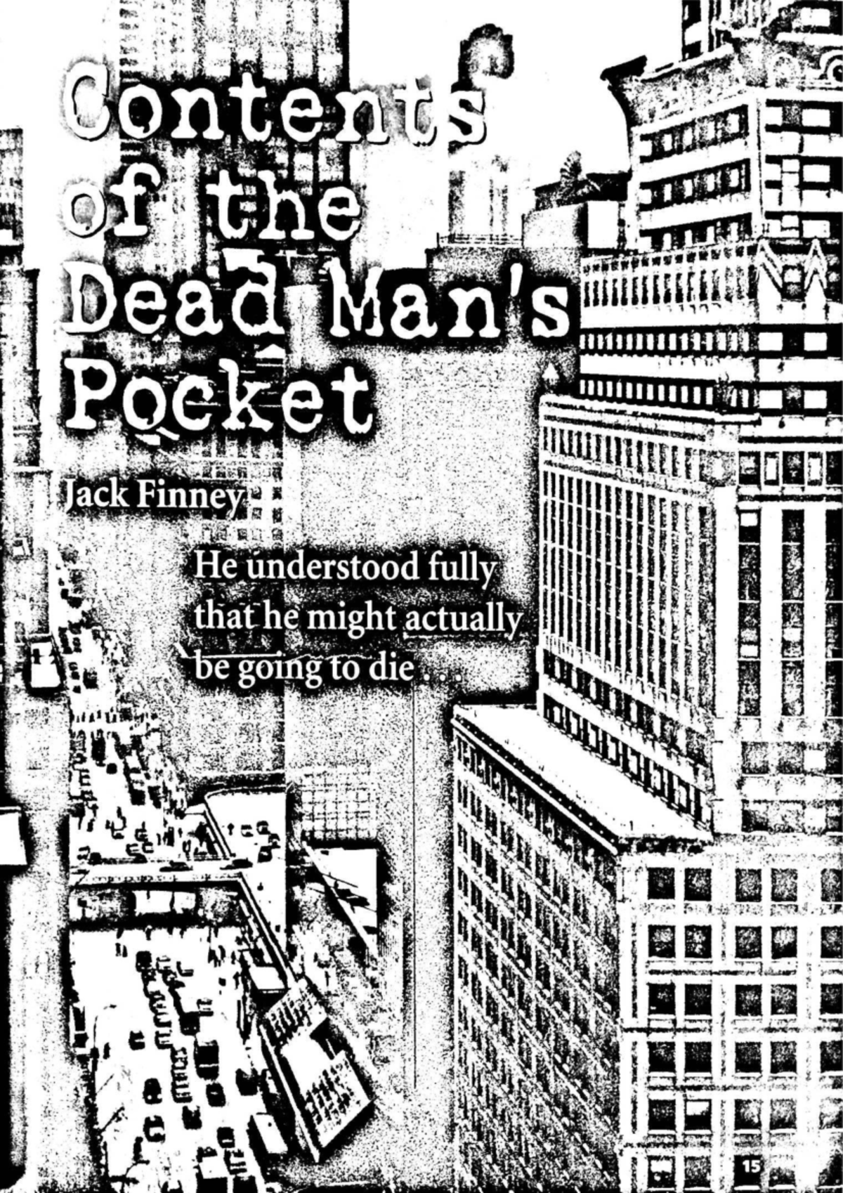 Contents of the Dead Man's Pockets: Analysis and Themes - Studocu