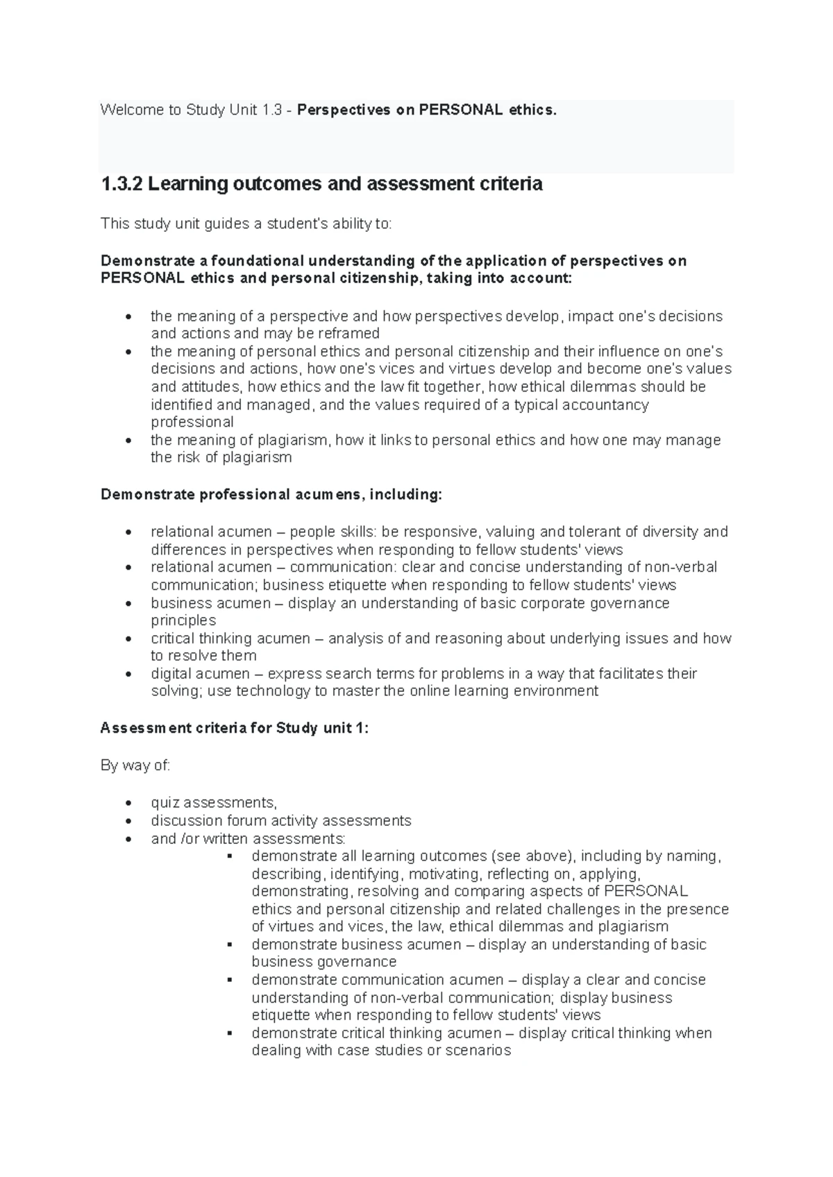 CAS1501 Assessment 6 Guidelines for Semester 1, 2025 Submission - Studocu