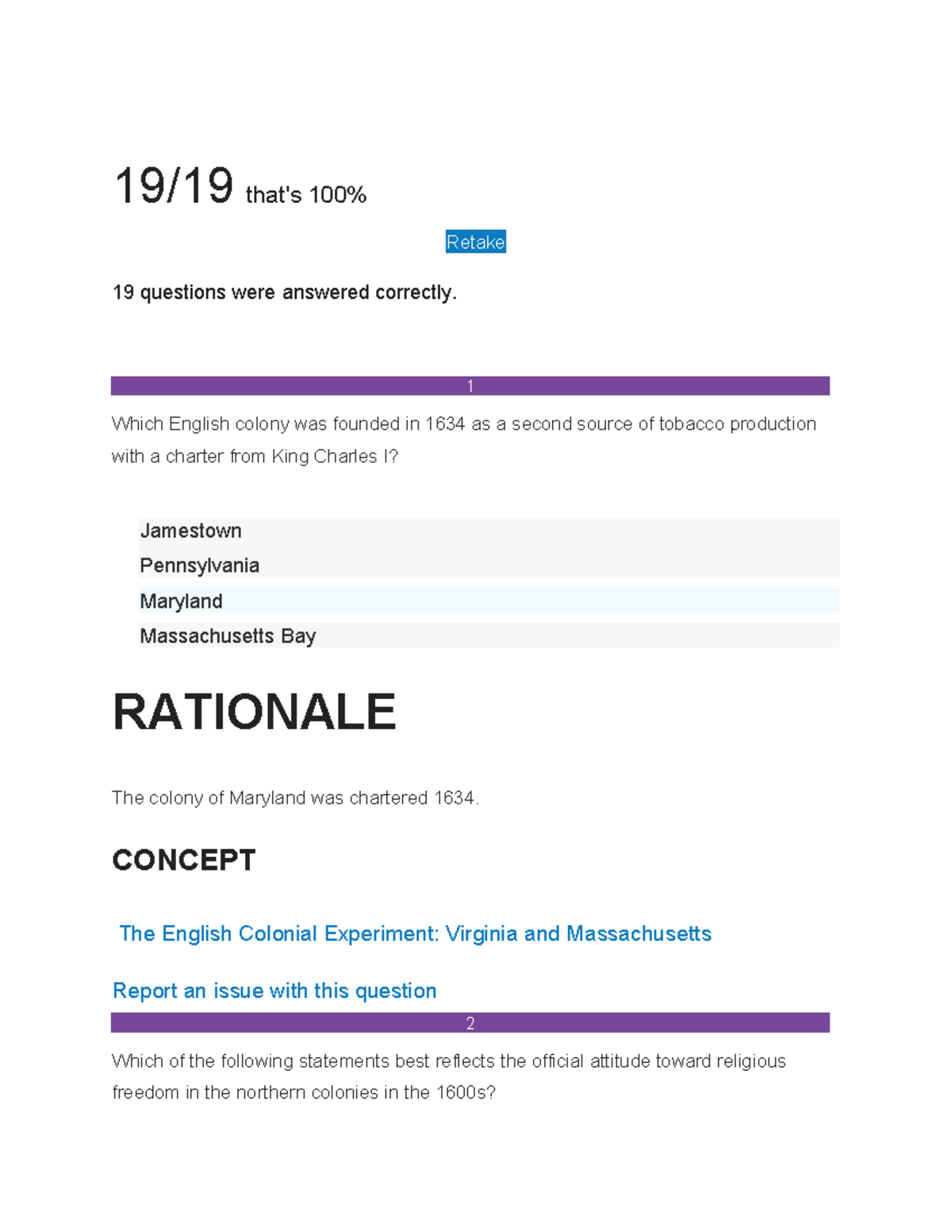 Sophia History 1 - Unit 1 Milestone 1: Colonial America Insights - Studocu