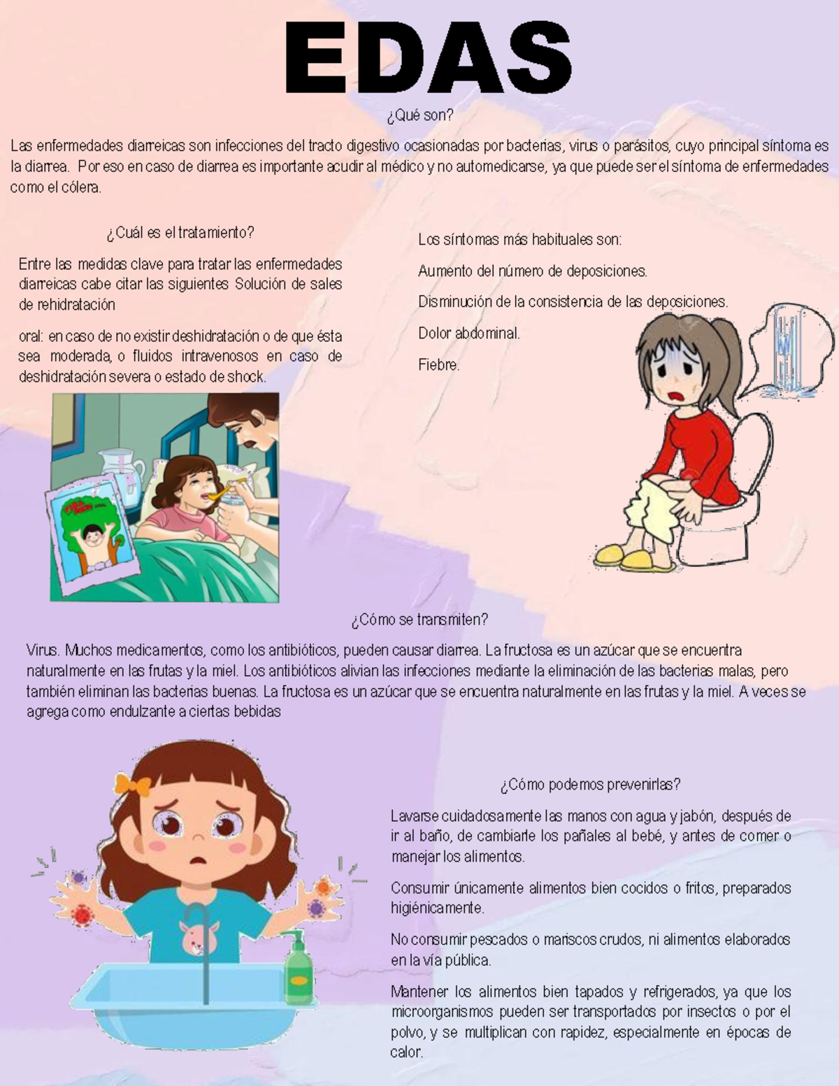 Carteles edas y iras. - øQuÈ son? Las enfermedades diarreicas son ...