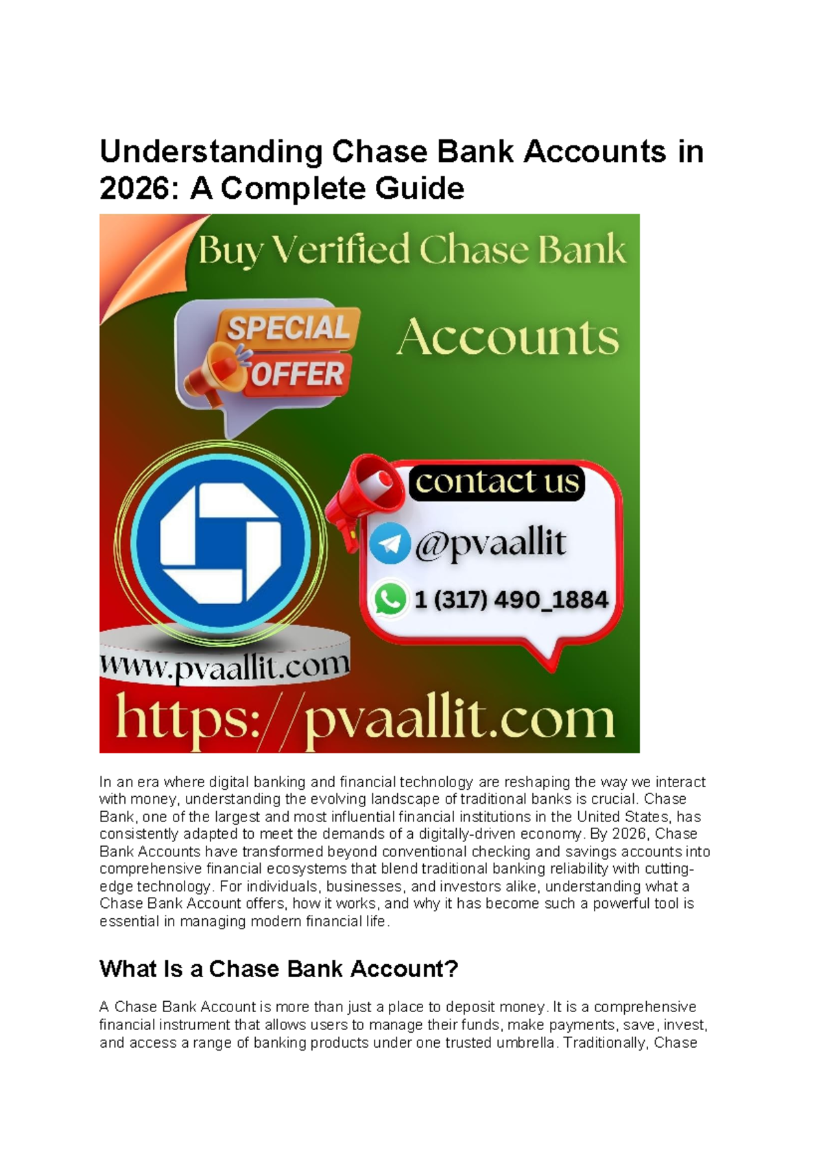 Chase Bank Accounts in 2026: A Comprehensive Overview Guide - Studocu