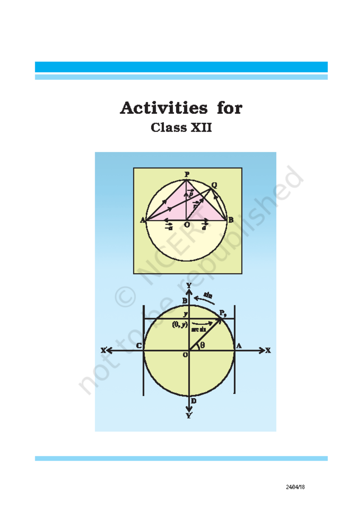 XII - Mathematics Lab Manual - Activities for Class XII The basic ...