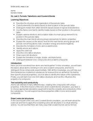 WK 7 LAB - wk 7 - Virtual Lab Week 7: Introduction to Food Macromolecules Learning Objectives ...