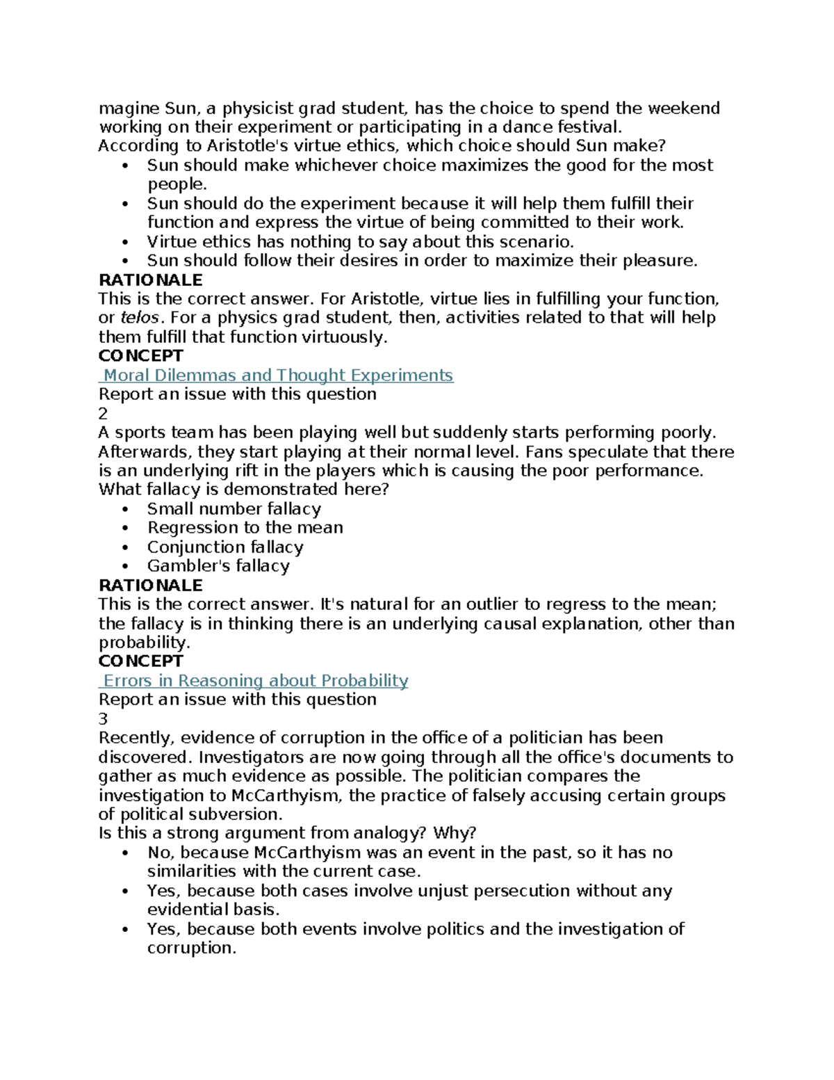 Critical Thinking Milestone 4: Analyzing Moral Dilemmas and Reasoning ...
