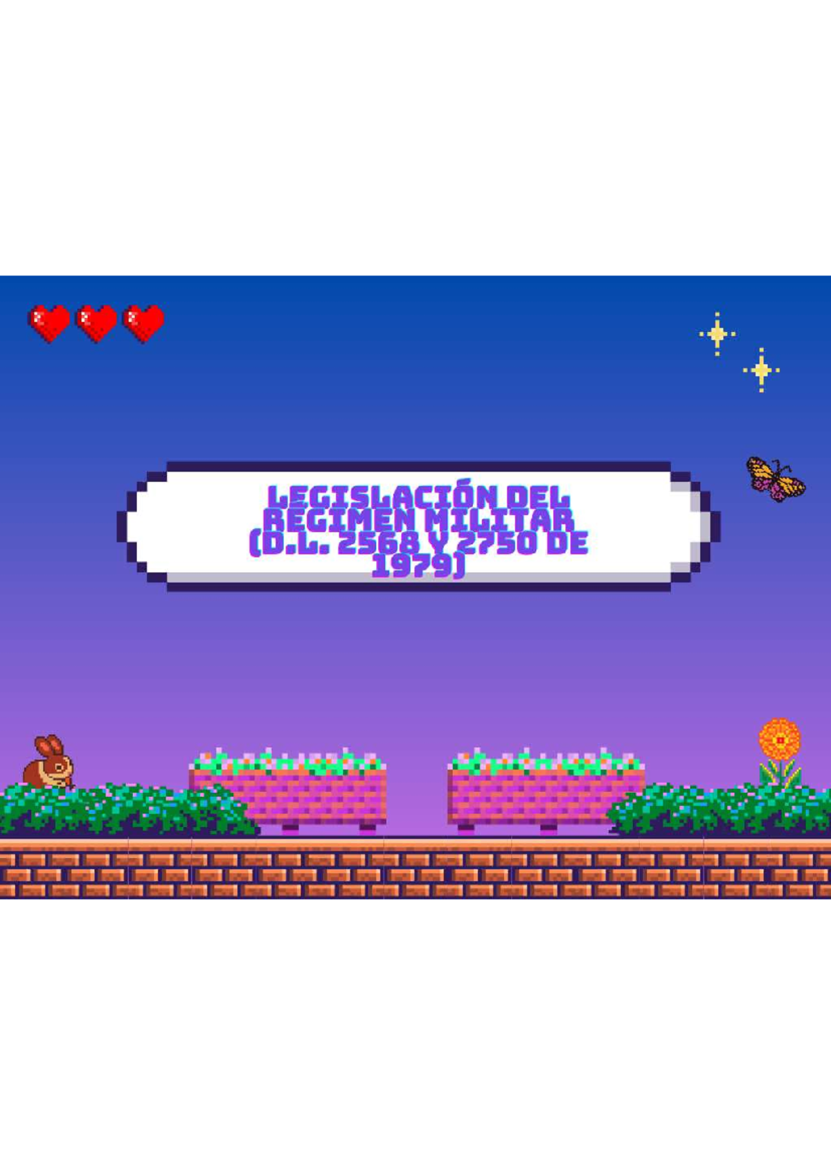 Legislación del Régimen Militar (D.L. 2568 Y 2750) - Análisis y ...