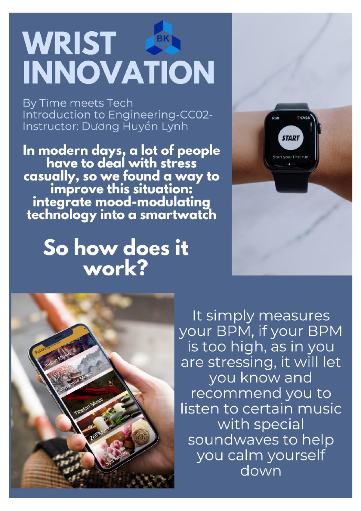 WRIST BK INNOVATION: Tech Integration for Stress Relief Solutions - Studocu