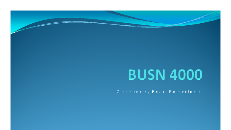 Module 2 - Lecture Notes: Functions and Their Graphs - Studocu