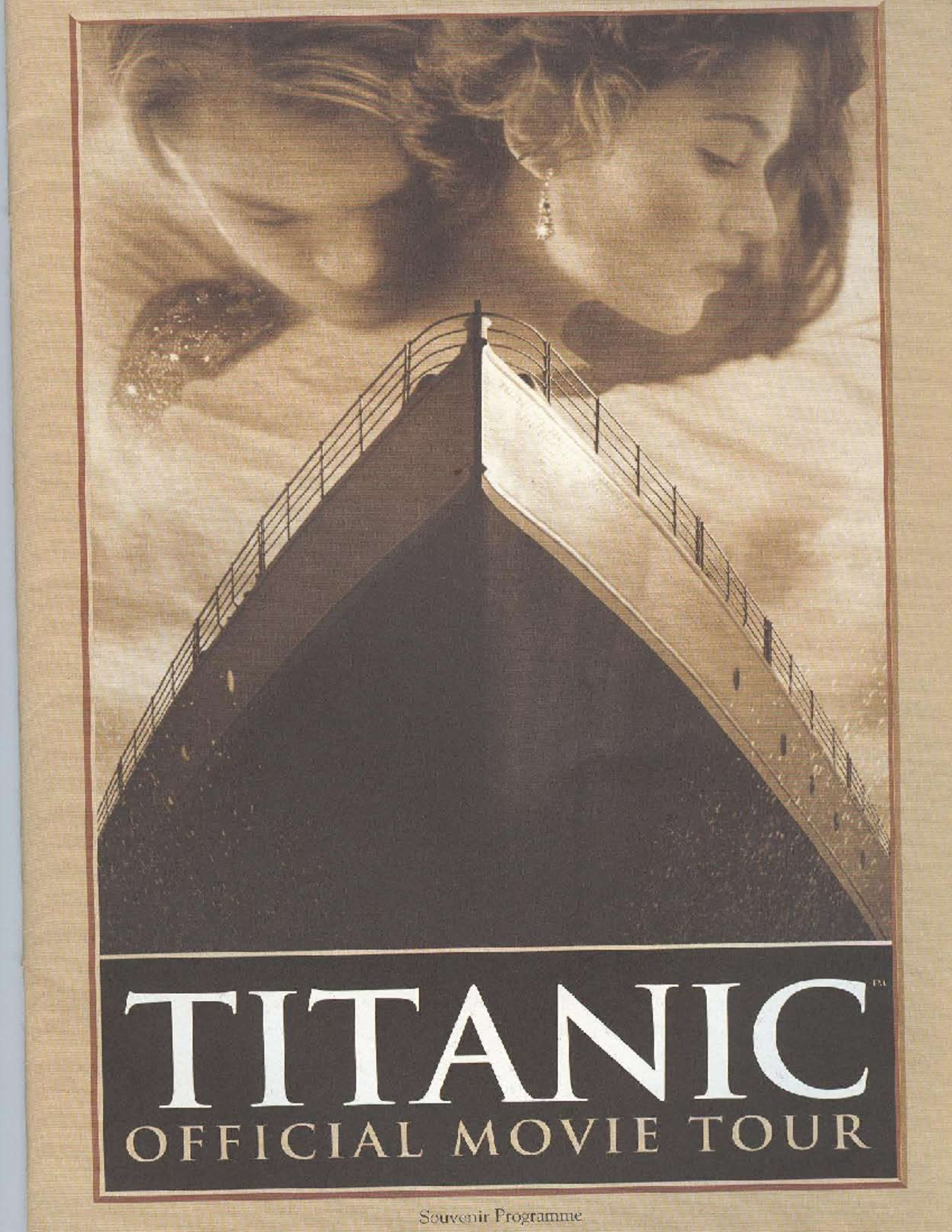 Titanic - Notes for bme - TITANIC FM OFFICIAL MOVIE TOUR Souvenir ...