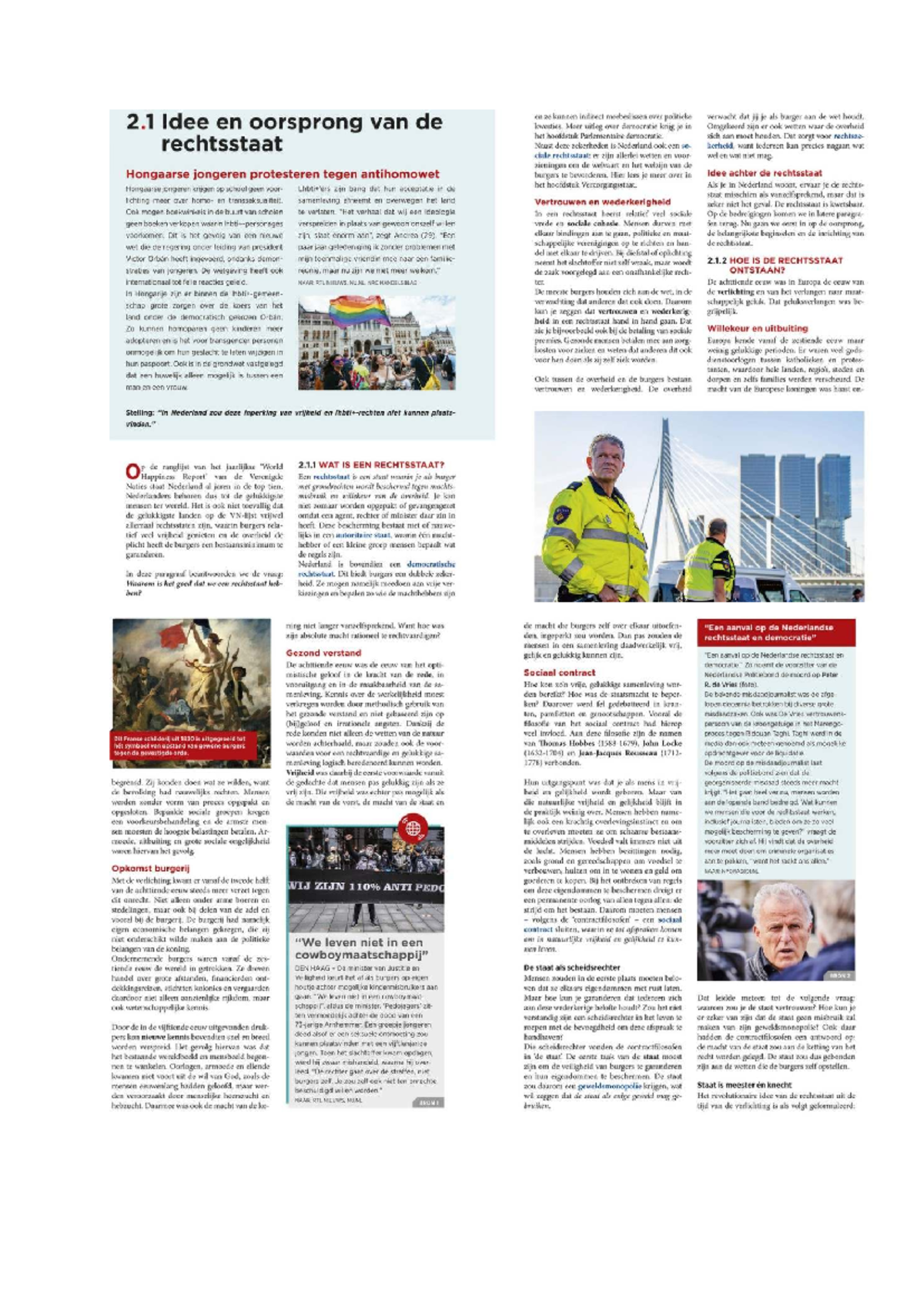Maatschappijleer 2.1: De Oorsprong en Ideeën van de Rechtsstaat ...