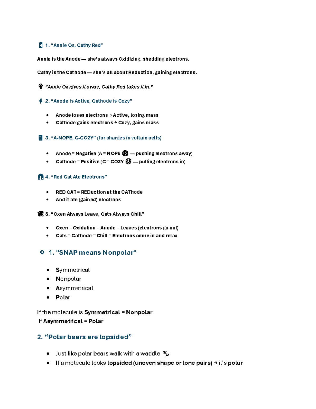 Biology Course Notes: Oxidation-Reduction Reactions Explained - Studocu