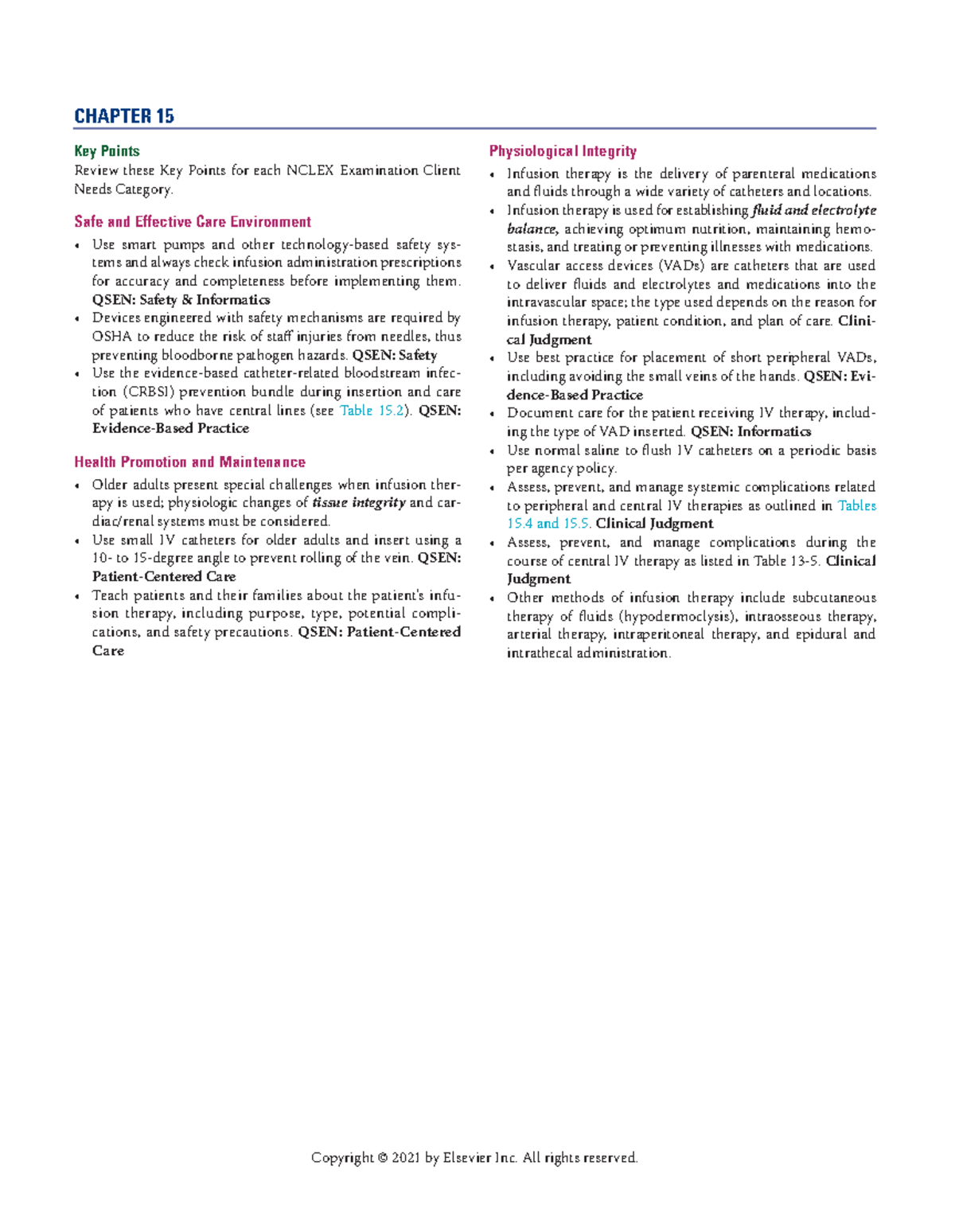 Chapter 15: Iggy - Key Insights on Infusion Therapy in Medical-Surgical ...