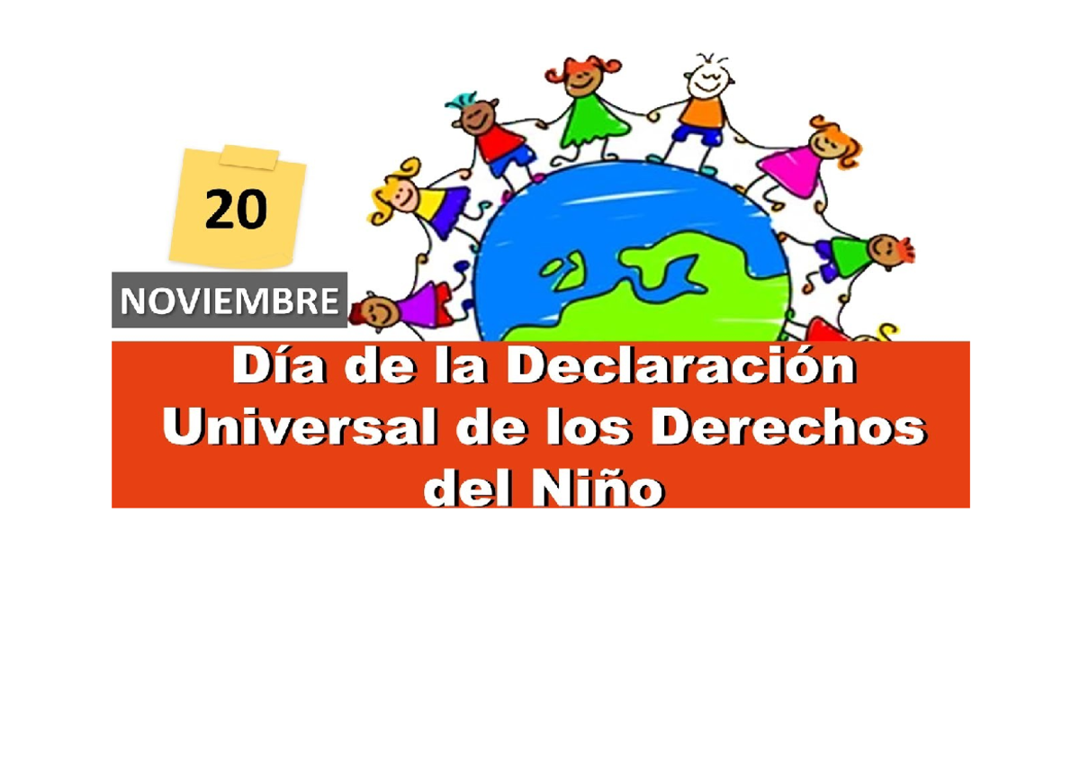 Derechos de los niños - 20 of NOVIEMBRE Día de la Declaración Universal ...