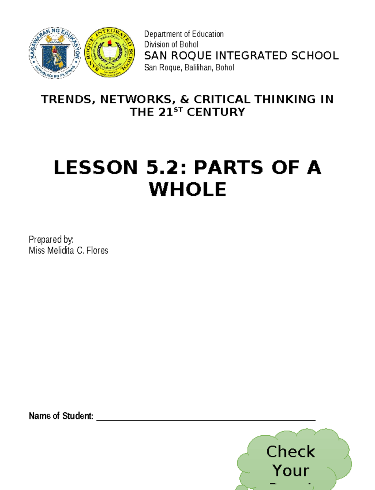 Trends, Networks, Critical Thinking in the 21st Century: Lesson 5.2 ...