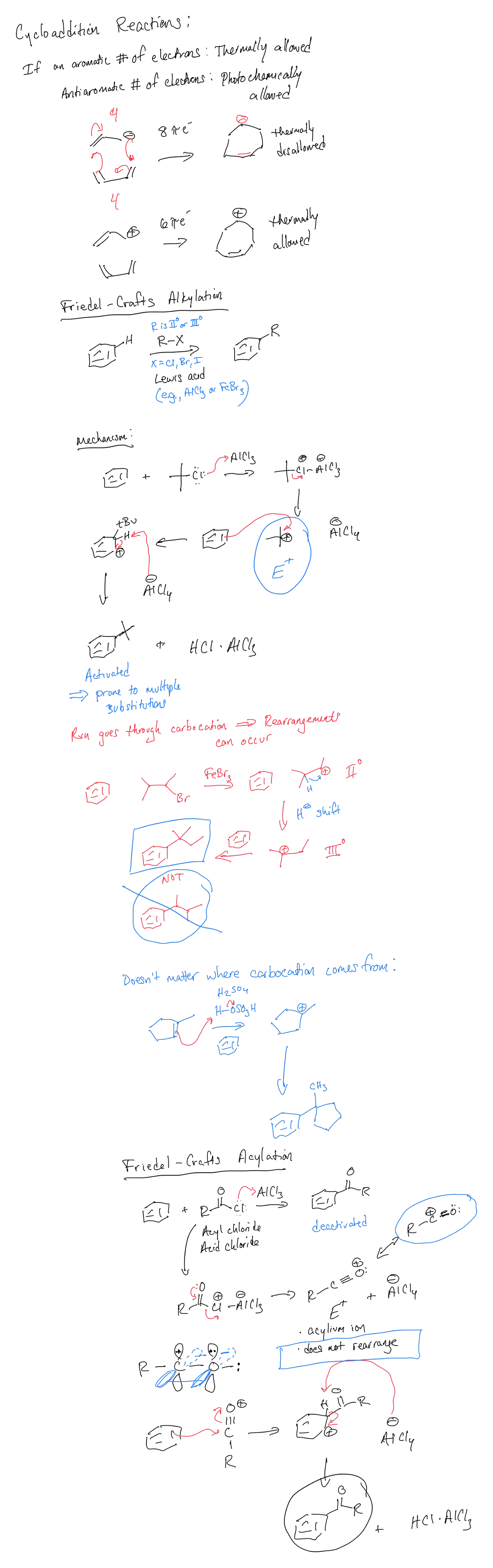 Lecture 8 - Chem 263: Cycloaddition & Friedel Crafts Reactions - Studocu