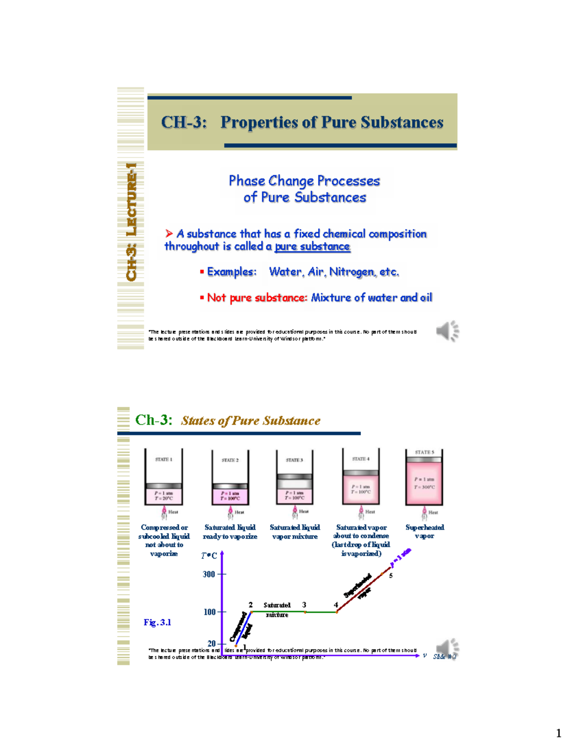 Thermo 3: Properties and Phase Change Processes of Pure Substances ...