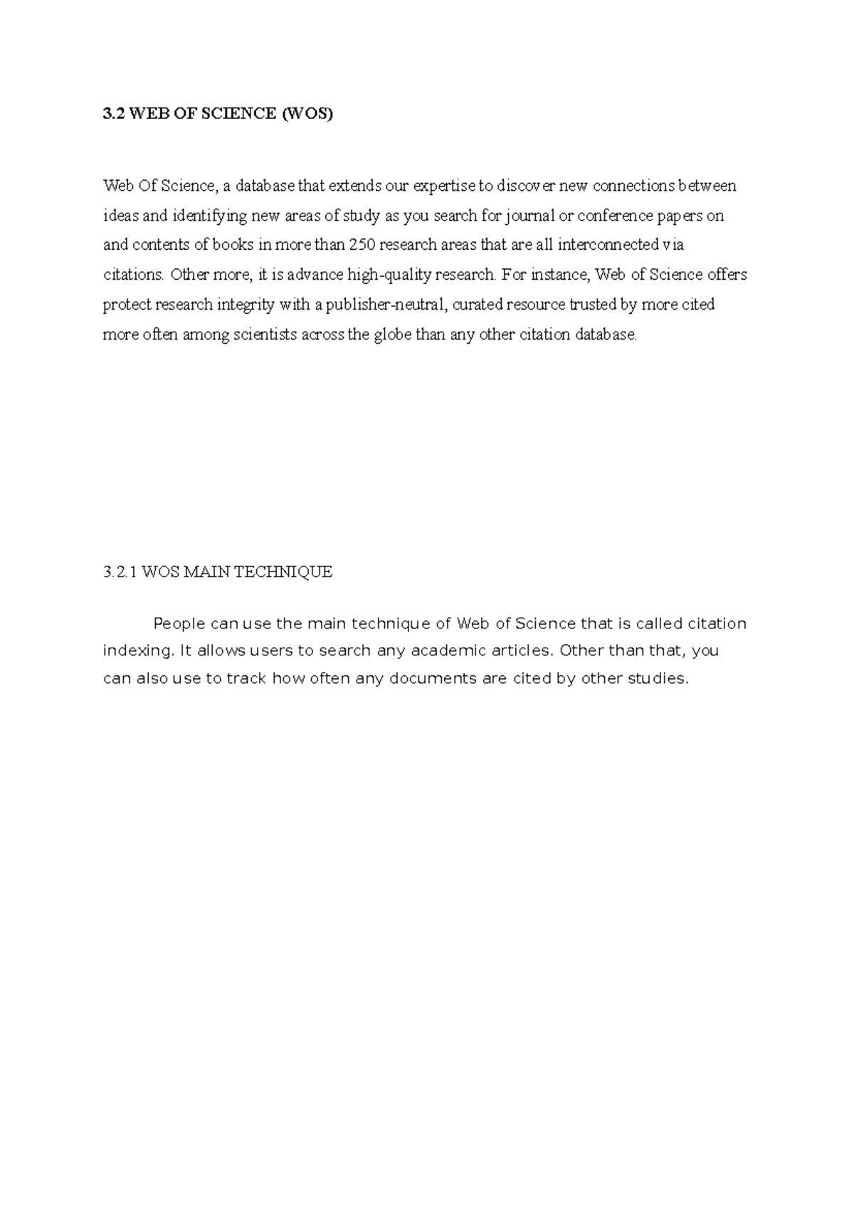 WOS 3.2: Analysis of Web of Science Citation Trends and Contributions ...
