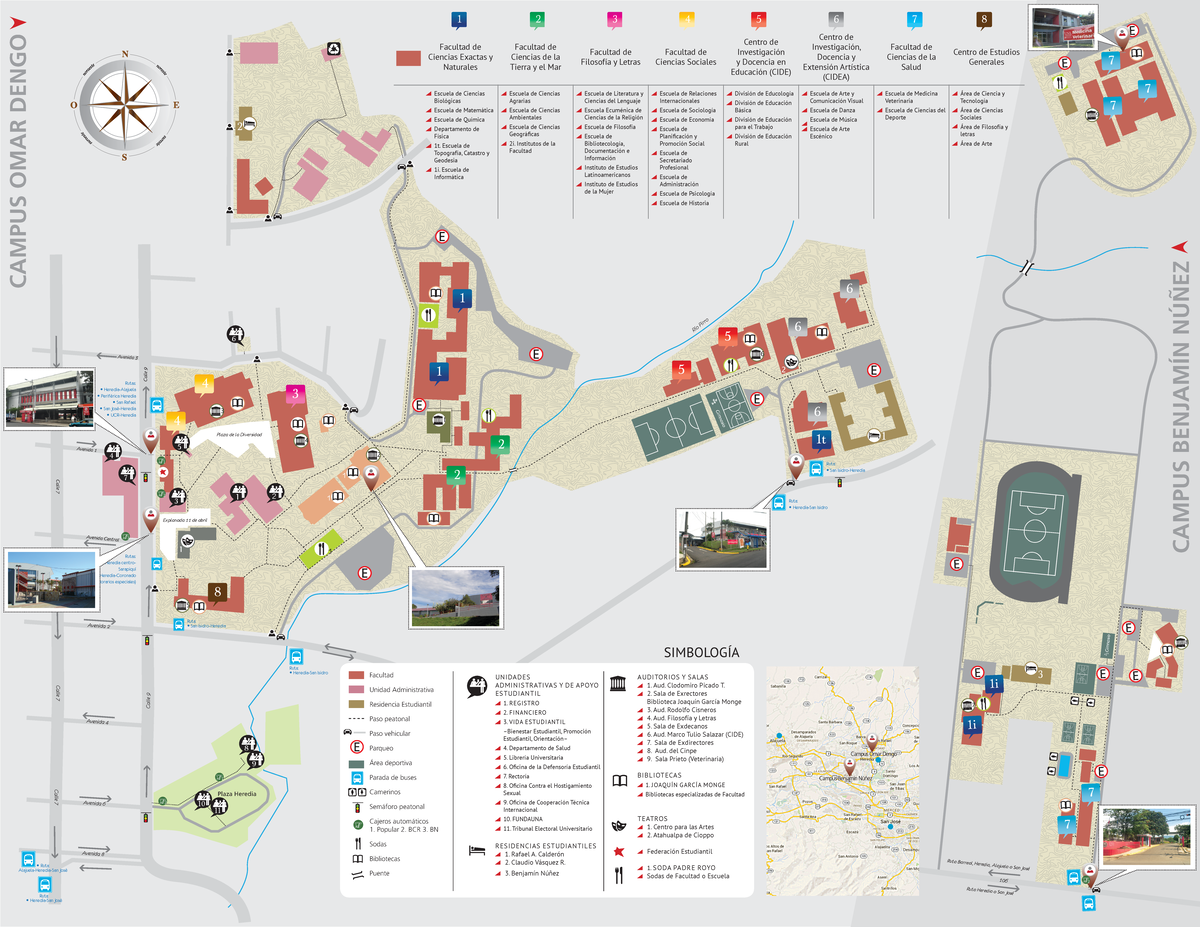 Mapa Campus Sedes - Plaza Heredia Río Pirro Río Pirro Plaza de la Diversidad Explanada 11 de ...